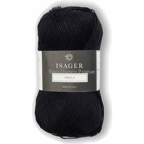 Isager TRIO 2 Ink | Yarn Queen Prague - Vlny a příze